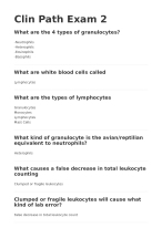 Clin Path 2 RBC Test 2023 – 2024 With Complete Solution - DocMerit