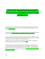 CON 2370 Simplified Acquisition Procedures Updated Actual Exam /Graded ...