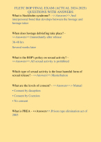 FLETC BOP FINAL EXAM (ACTUAL 2024-2025) QUESTIONS WITH ANSWERS - DocMerit