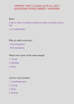 MPOETC TEST 1 EXAM (ACTUAL 2025) QUESTIONS WITH CORRECT ANSWERS - DocMerit