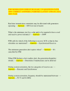 PJM Generation Dispatch Exam - Questions and Answers (Complete ...