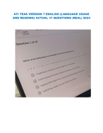 ACTUAL ATI TEAS 7 EXAMS SCREENSHOTS; MATH, SCIENCE & ENGLISH(LANGUAGE ...