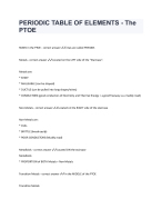 PERIODIC TABLE OF ELEMENTS - The PTOE questions with complete solutions ...