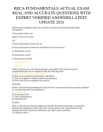 RECA FUNDAMENTALS EXAM 2023/2024 REAL AND ACCURATE QUESTIONS WITH ...