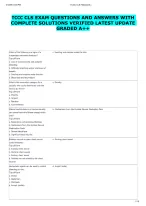 TCCC CLS EXAM QUESTIONS AND ANSWERS WITH COMPLETE SOLUTIONS VERIFIED ...