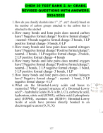 CHEM 30 TEST BANK 2. A+ GRADE. REVISED QUESTIONS WITH ANSWERS. 2024/ ...