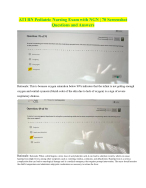 ATI PEDIATRICS NGN EXAM 2024-2025 /PEDIATRICS ATI PROCTORED NEXT ...