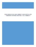 NEHA REHS EXAM /200 CORRECT QUESTIONS AND VERIFIED ANSWERS 2023/2024 ...