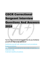 CDCR CORRECTIONAL COUNSELLOR (CC1) NEWEST 2024 ACTUAL EXAM 200 ...