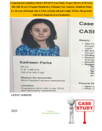 IHuman Case Study Kathleen Parks A 26 Y/R Old Lady, Reason for ...