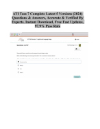 ATI TEAS 7 Science, Reading, Math, English Exam 2024/2025: Verified ...