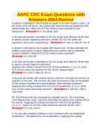 AAPC CRC Exam Questions with Answers 2024 Review.pdf - DocMerit