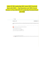 USOC Module 7 – PE EXAM Q's and A's - DocMerit