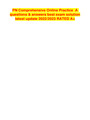 ATI PN Management Online Practice 2022/2023 - DocMerit