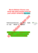 Marvin Webster iHuman case study with latest solution from the prof ...