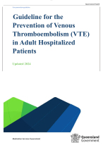 Guideline for the Prevention of Venous Thromboembolism (VTE) in Adult ...
