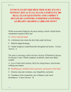 EVOLVE ELSEVIER HESI MED SURG EXAM 2 NEWEST 2025 ACTUAL EXAM| COMPLETE ...