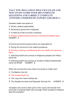 NACC PSW 2024 LATEST PRACTICE EXAM AND NEW STUDY GUIDE WITH 400 ...