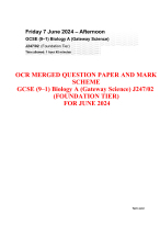 OCR MERGED QUESTION PAPER AND MARK SCHEME GCSE (9–1) Chemistry A ...