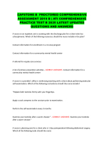 CAPSTONE B PROCTORED COMPREHENSIVE ASSESSMENT 2019 B | ATI ...