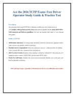 Ace the TCFP Driver Operator Exam: Free 2026 Guide - DocMerit