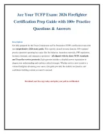 TCFP Prep Questions 2026: Updated Study Guide and Practice Test - DocMerit
