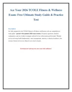 Master the 2026 TCOLE Fitness and Wellness Exam: Ultimate Guide - DocMerit