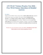 ATI TEAS 7 Science Practice Test 2026: 50 Q&A with Explanations - DocMerit