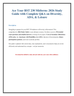 CFT Monitor (USMC) Exam – Q&A Study Guide 2025/2026 - DocMerit