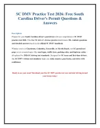 SC DMV Permit Practice Test 2026 – FREE SC Driver’s License Questions ...
