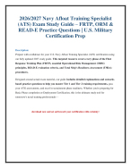 NIMS ICS-200 Final Exam 2025/2026 – Complete Questions with Verified ...