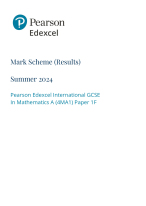 Pearson Edexcel International GCSE In Mathematics A (4MA1) Paper 1HR ...