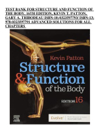 STRUCTURE AND FUNCTION OF THE BODY - DocMerit