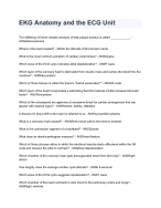 EKG Anatomy and the ECG Unit - DocMerit