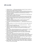 IPC A 610 ACTUAL EXAM QUESTIONS AND ANSWERS GRADED A+ UPDATED - DocMerit