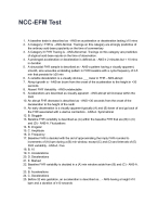 NCC-EFM Test - DocMerit