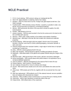 NCLE Practice Test Practical with correct solutions - DocMerit
