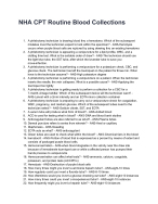 NHA CPT Routine Blood Collections - DocMerit