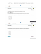 ATI TEAS 7 SCIENCE, BIOLOGY 100 QUESTIONS WITH 100+ CORRECT ANSWERS, A+ ...