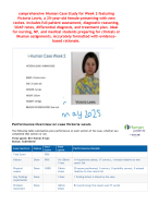 iHuman Case Study Week 2: Victoria Lewis(25-Year-Old Female with New ...