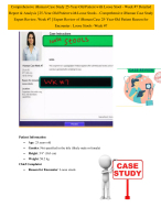 Actual week#7 Case Study: 25-Year-Old Female Presenting with Loose ...
