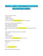 WGU C955 - MODULE 1 BASIC NUMERACY and CALCULATION SKILLS QUESTIONS and ...