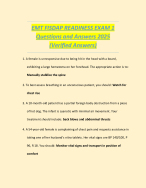 EMT FISDAP READINESS EXAM 1 Questions and Answers 2025 (Verified Answers) - DocMerit