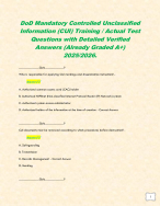 DoD Mandatory Controlled Unclassified Information (CUI) Training ...