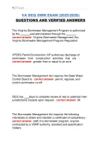VA DEQ SWM Inspector EXAM (2025/2026) QUESTIONS AND VERIFIED ANSWERS ...