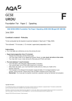 AQA A-level DESIGN AND TECHNOLOGY: FASHION AND TEXTILES Paper 2 ...
