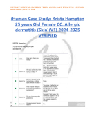iHuman Case Study: Krista Hampton 25 years Old Female CC: Allergic dermatitis (Skin)(V1) 2024 ...