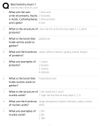 Biochemistry Module Exam 1 | Biochemistry ACTUAL Exam 1 COMPLETE ...