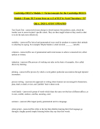 Cambridge DELTA Module 1 / Terms/concepts for the Cambridge DELTA ...