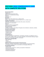 2019 SDSU MSW COMPREHENSIVE EXAM WITH COMPLETE SOLUTIONS - DocMerit